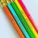 Happy Birthday Pencil 5 Pack - Etsy