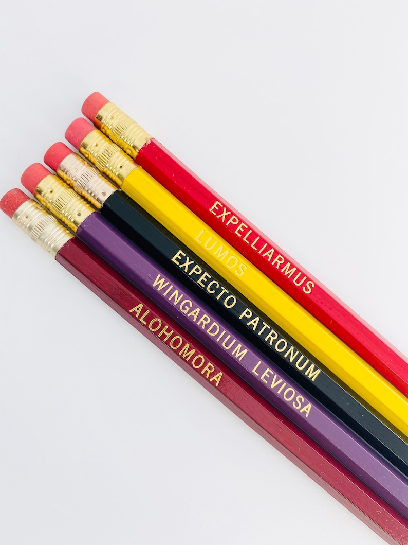 Wizard Spell Pencil Pack - Etsy