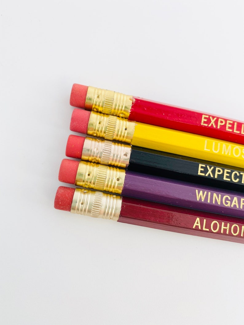 Wizard Spell Pencil Pack - Etsy