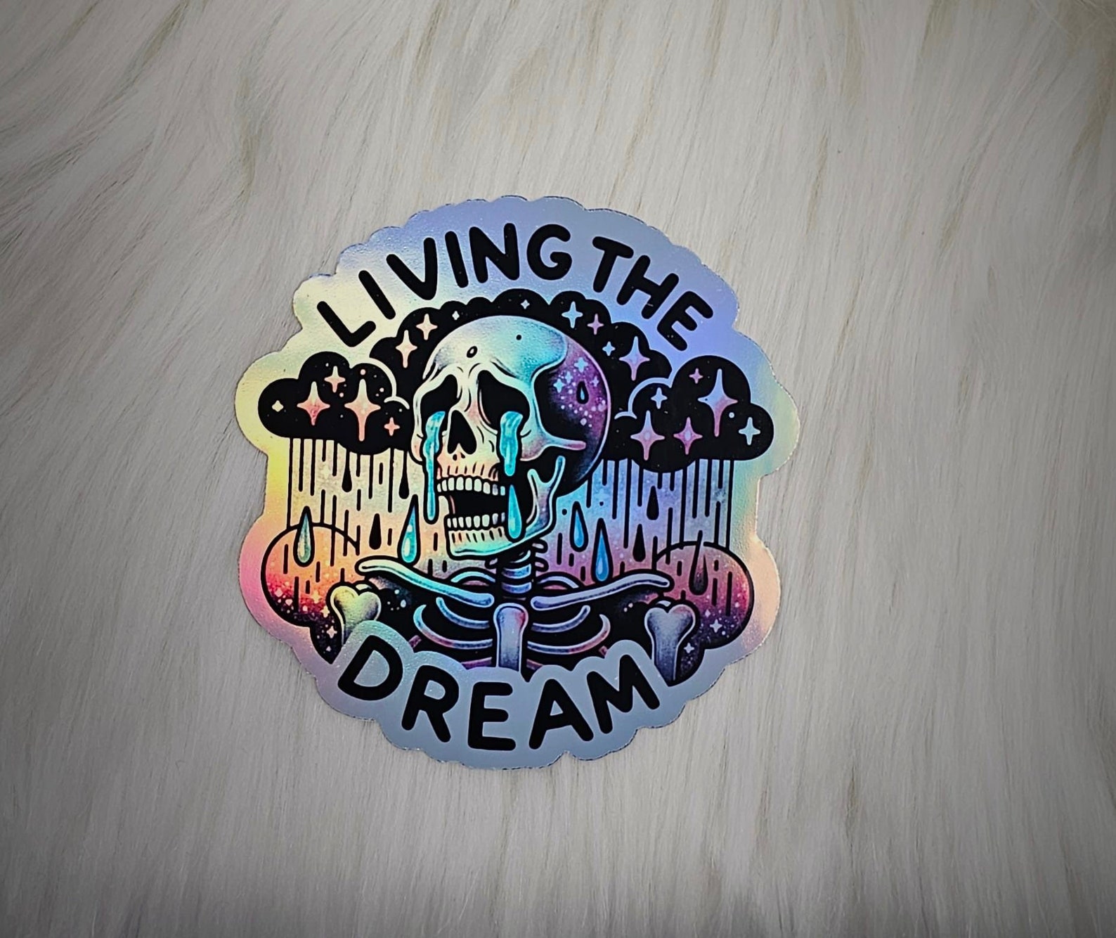 Living the Dream Sticker - Etsy