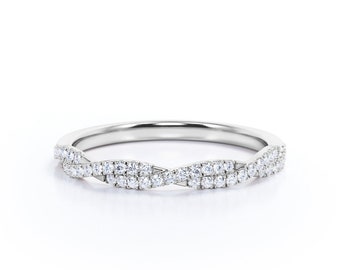 Twisted Wedding Band - Etsy