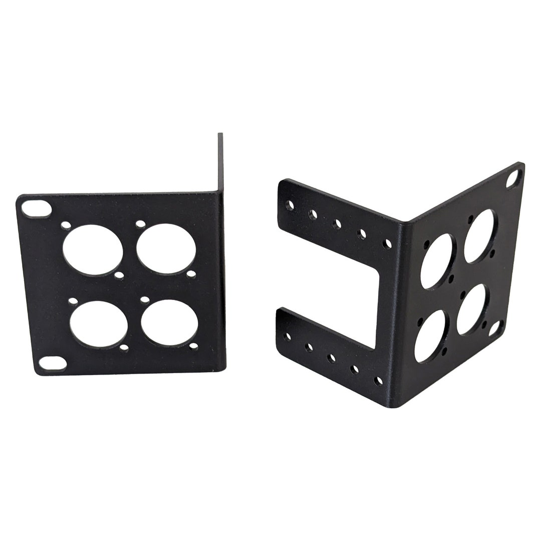 Recessible 19" Rack Ears (PAIR) D-TYPE X 4 Behringer XR12 Midas MR12 X ...