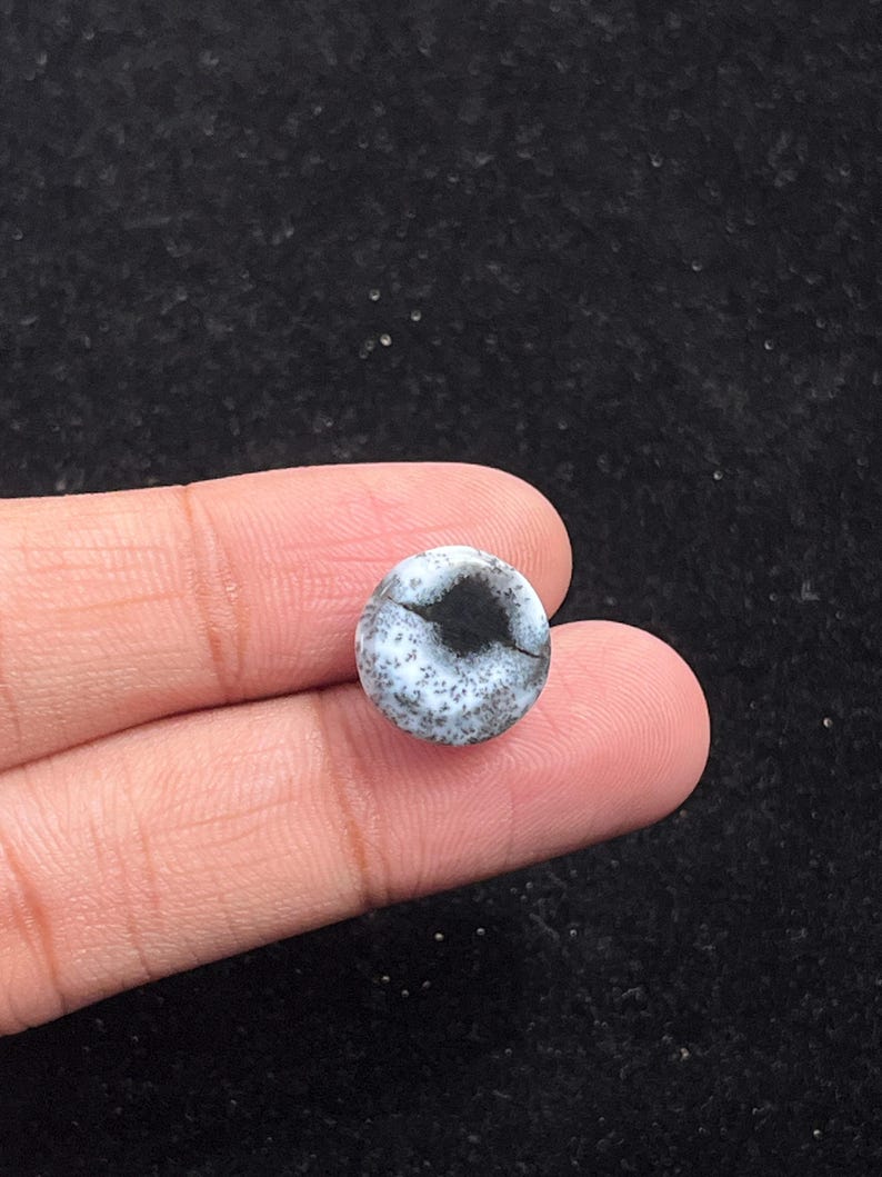 Natural Dendritic Opal,round Shape Cabochon, Round Gemstone for ...