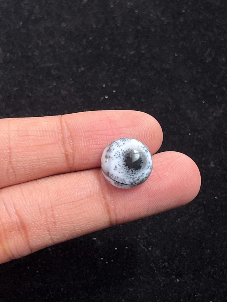 Natural Dendritic Opal,round Shape Cabochon, Round Gemstone for ...