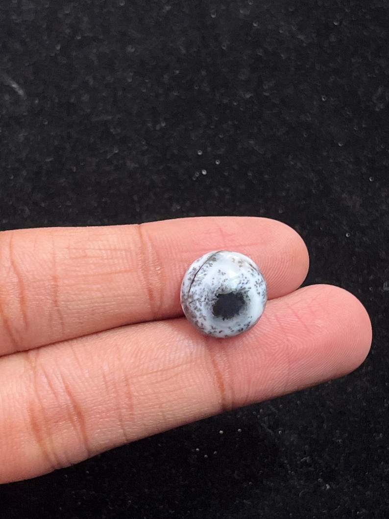Natural Dendritic Opal,round Shape Cabochon, Round Gemstone for ...
