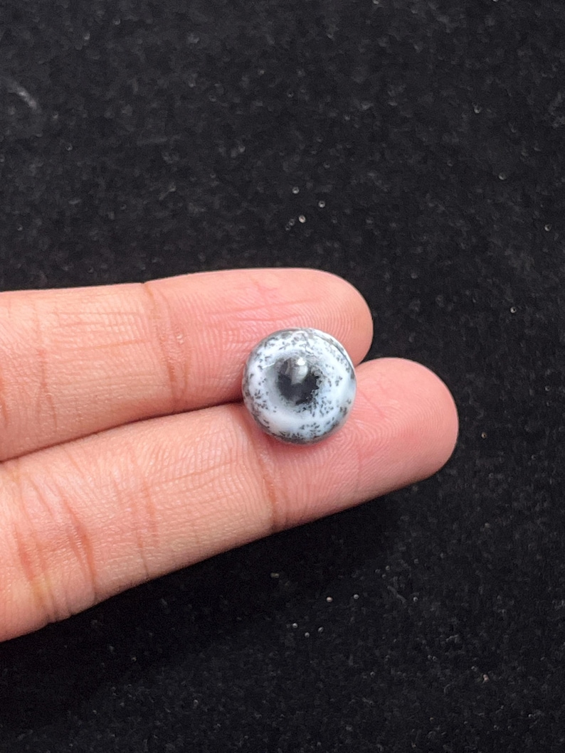 Natural Dendritic Opal,round Shape Cabochon, Round Gemstone for ...