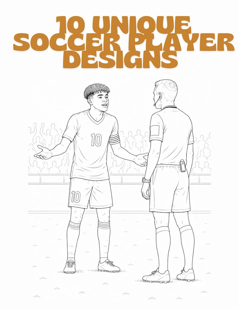 Soccer Coloring Pages for Kids | Printable Soccer Coloring Book ...