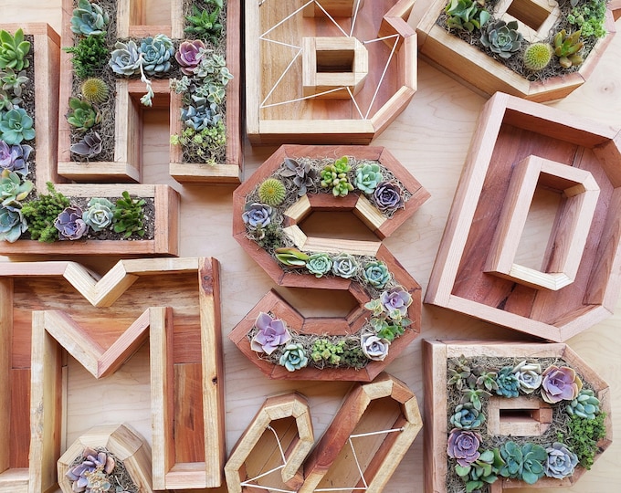 Letter Pot | Letter Planter | Alphabet Planter | Letter Plant Pot | 3D ...