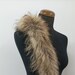 Fur Hood Trim, Real Finn Raccoon Hood Trim,natural Color, Fur Collar ...
