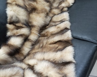 Luxury Real Canada Red Fox Fur Throw Blanket - Etsy