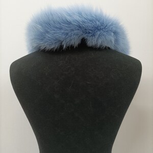 Fur Hood Trim, Real Fox Hood Trim, Fur Collar, Siel Color, Fox Fur Hood ...