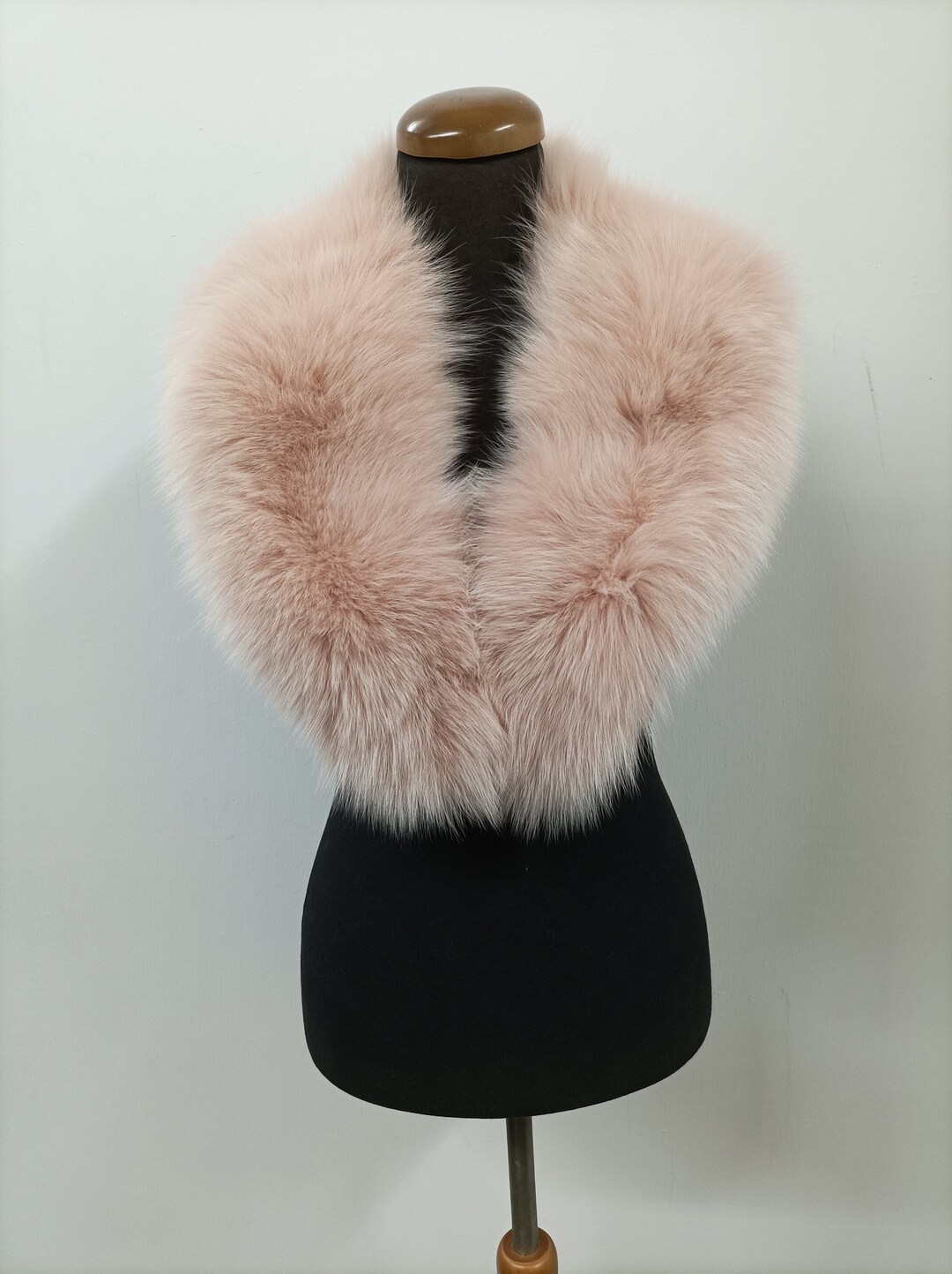 Fur Collar, Fox Fur Collar, Pink Color,real Fur Collar , Coat Winter ...