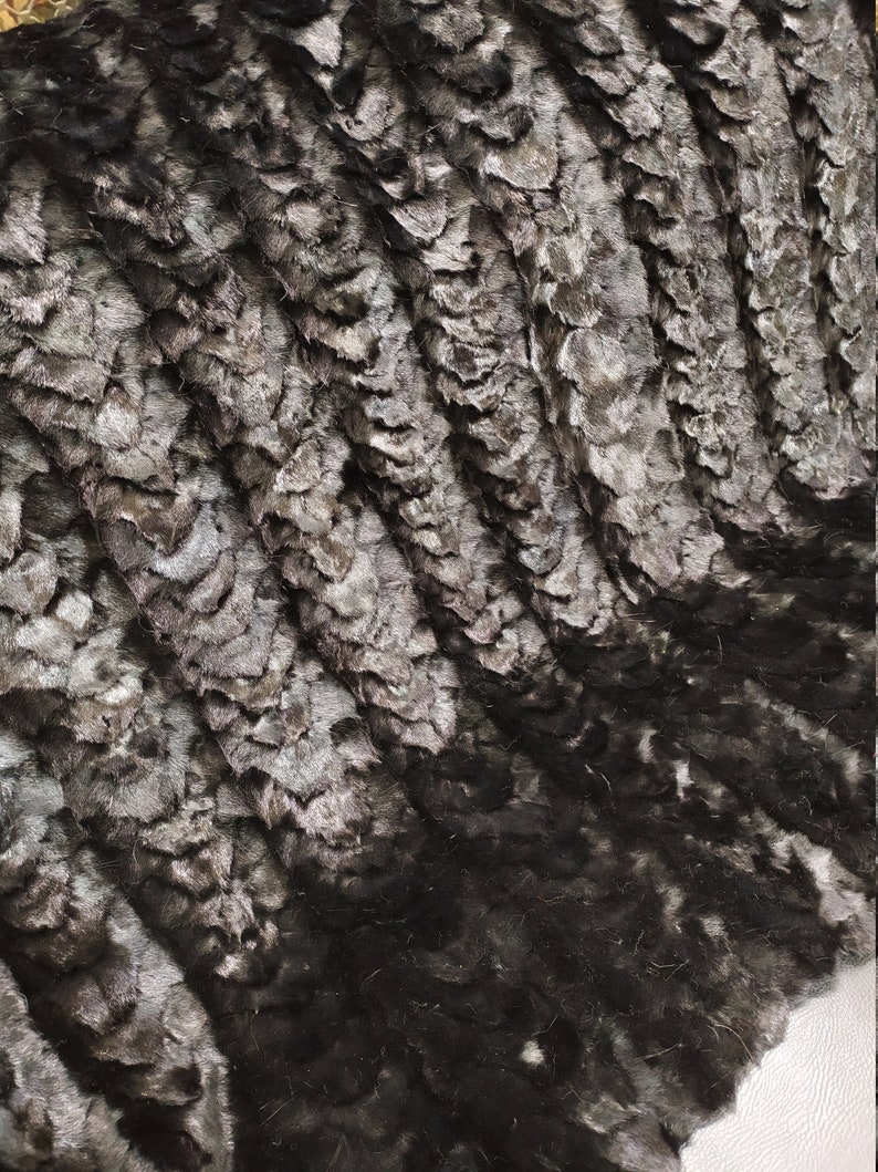Real Mink Fur Blanket Throw Black Color Home Warmer - Etsy