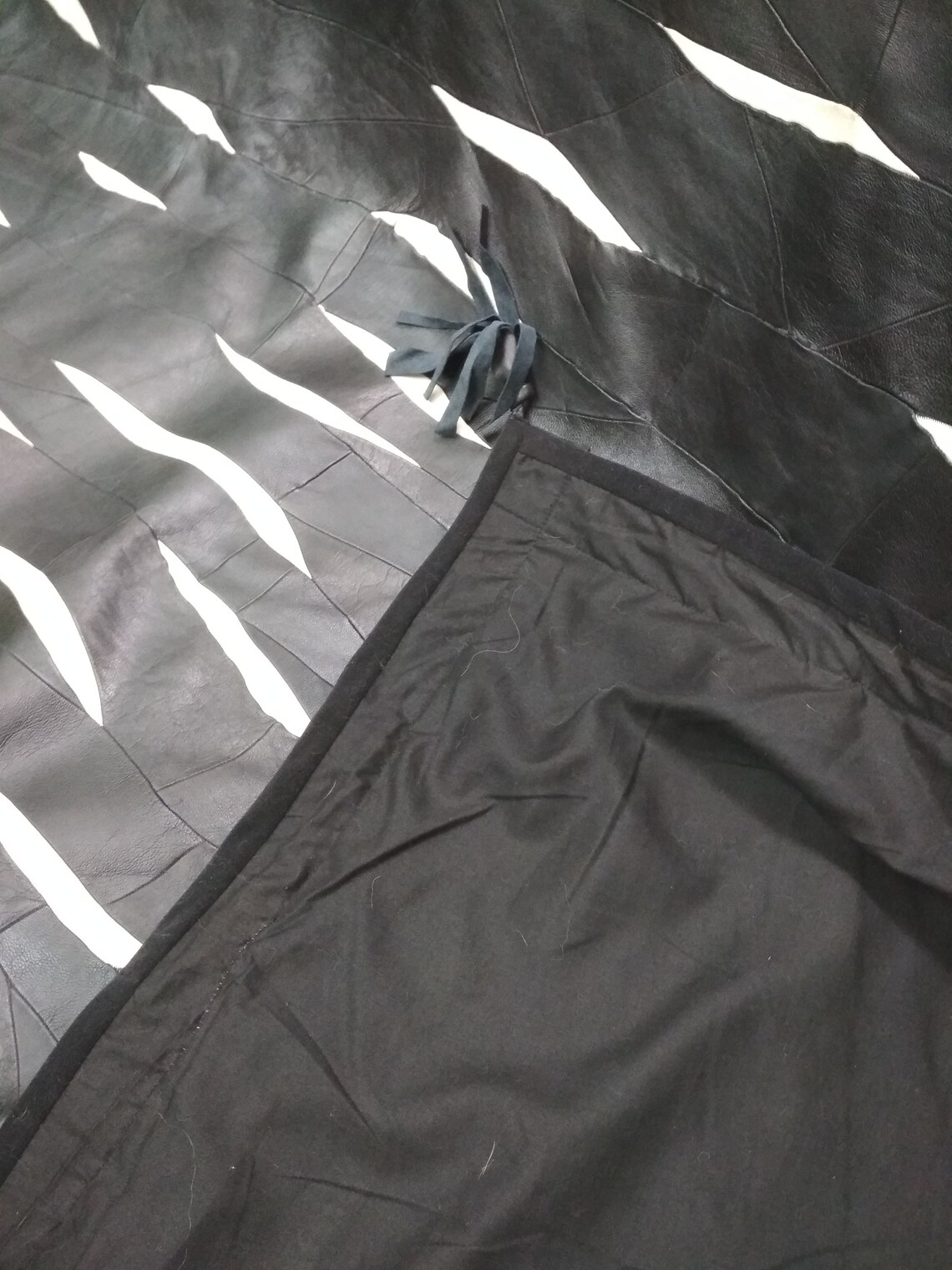 Leather Blanket Black and White Sofa Throw Cover Couch - Etsy