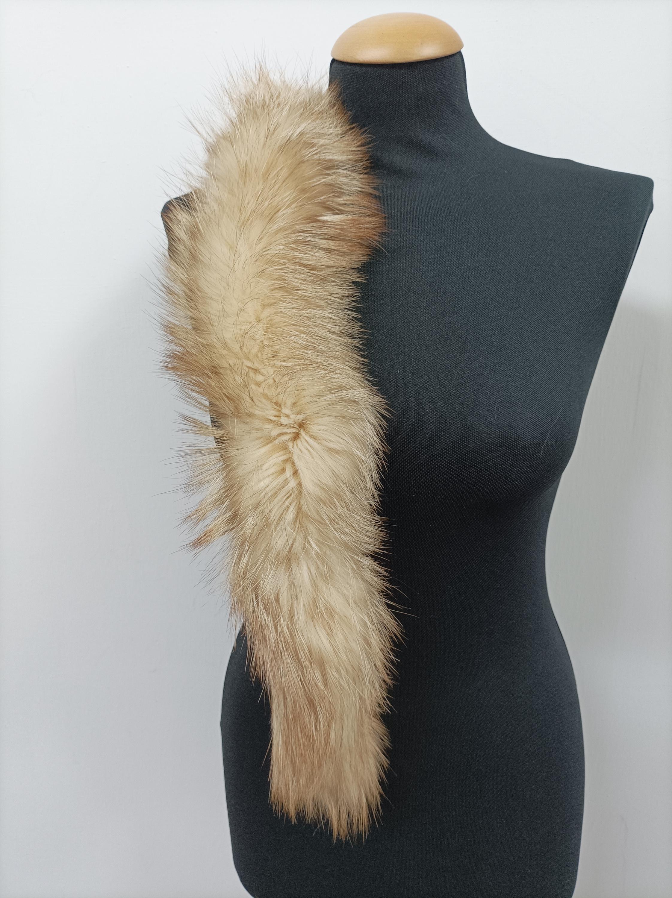 Real Fox Fur Hood Trim: Attachable Fur Collar (73cm) - Etsy