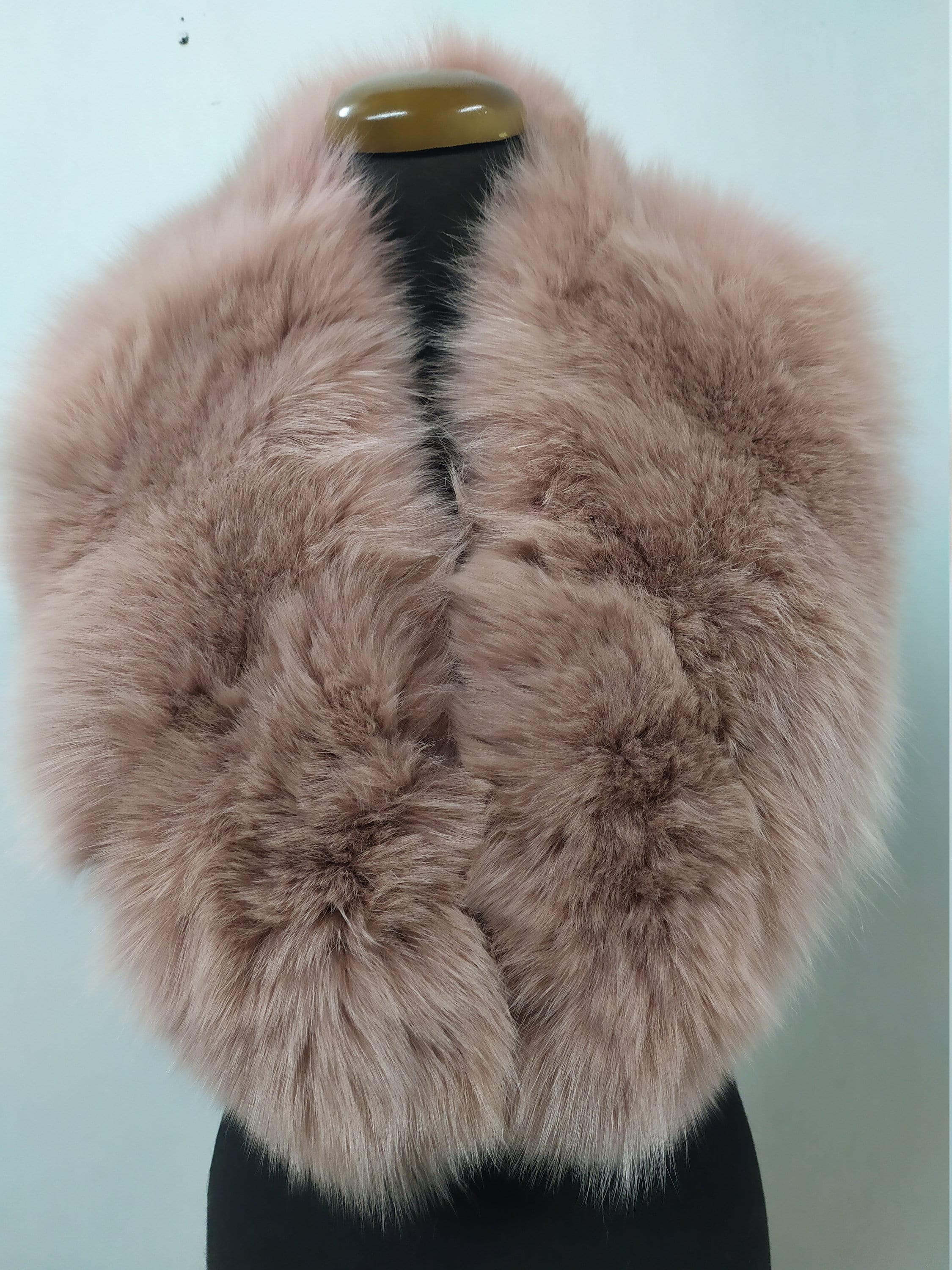 Long Fur Fox High Quality Fur Rotten Apple Color Coat Winter - Etsy