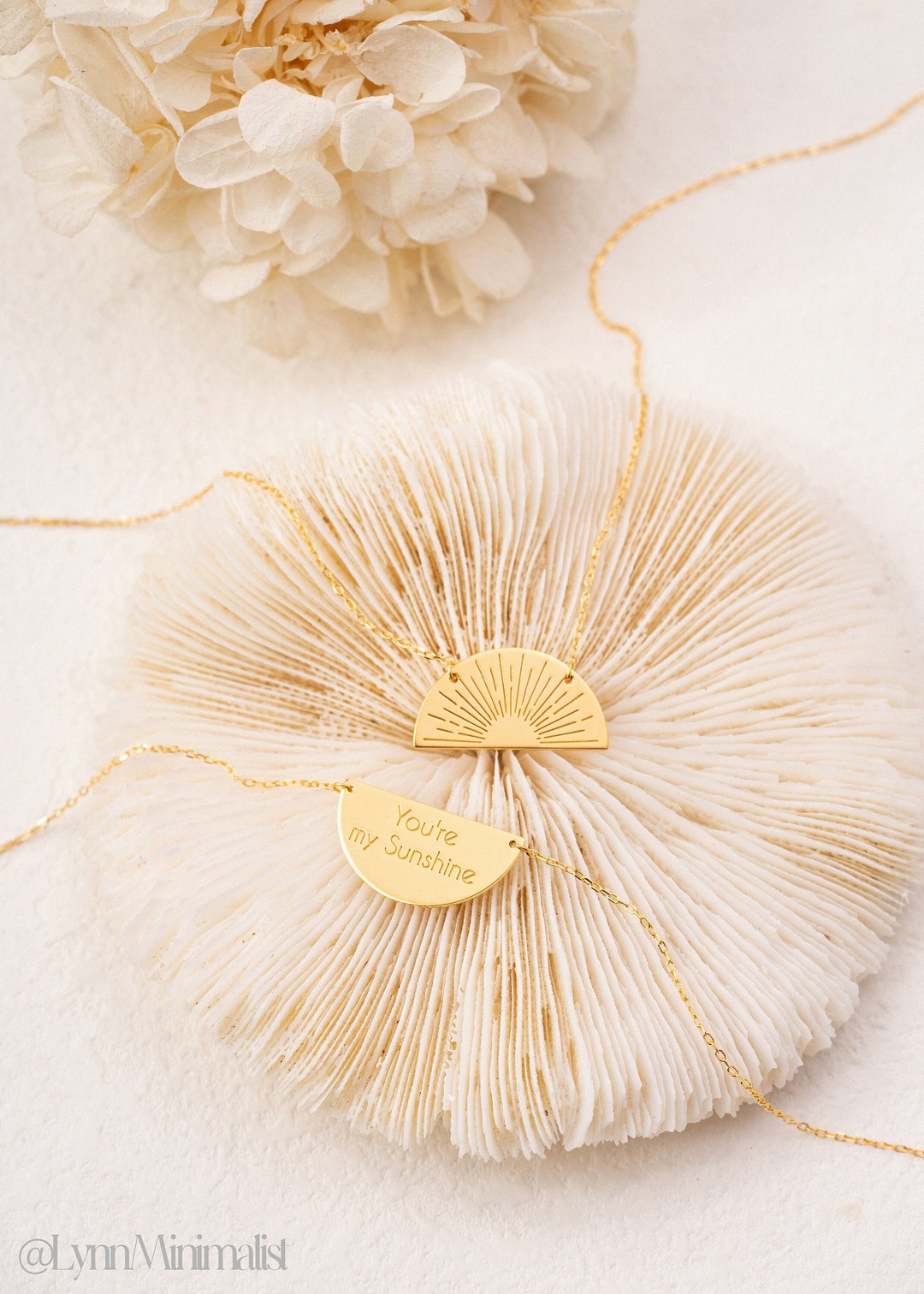 You Are My Sunshine Necklace | Personalized Sunshine Sunset Jewelry ...