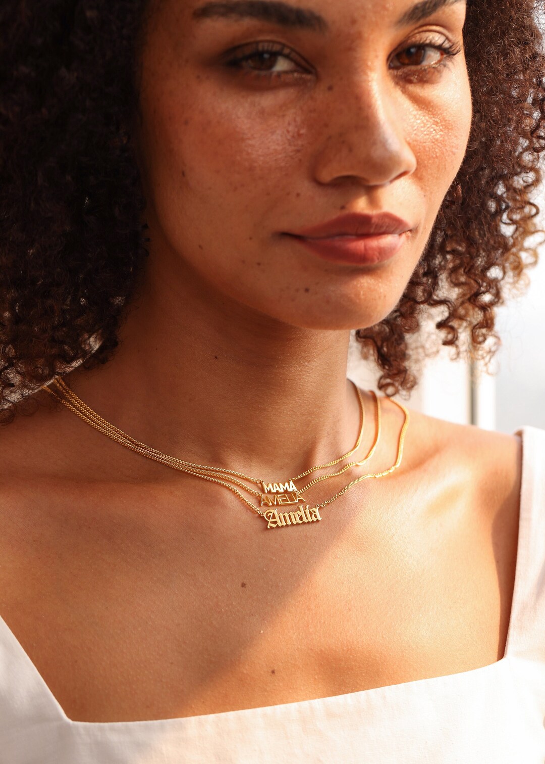 Custom Name Necklace With Curb Chain My Name Necklace Custom Made Name Necklace Initial Necklace
