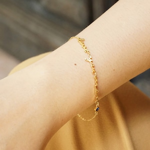Personalized Name Bracelet | Cursive Name Jewelry | Custom Silver ...