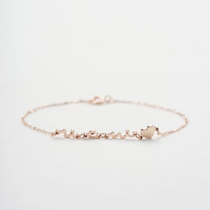 Personalized Name Bracelet | Cursive Name Jewelry | Custom Silver ...