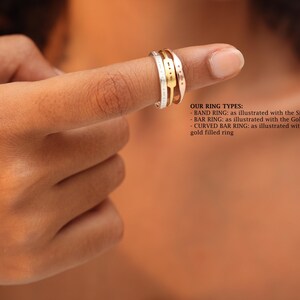 Morse Code Band Ring Personalized Hidden Message Ring Custom Name Ring ...