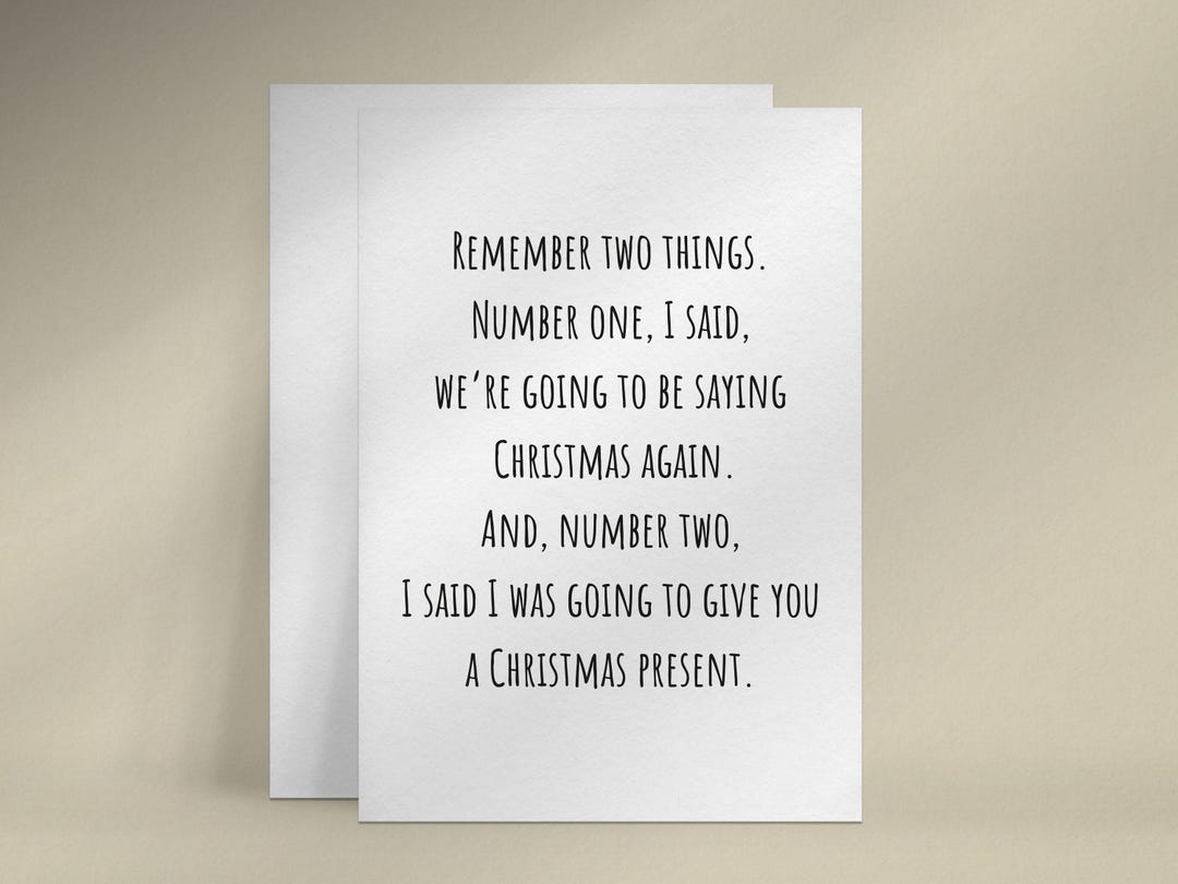 Funny Trump Christmas Card for Friend, Donald Trump Quotes Card ...