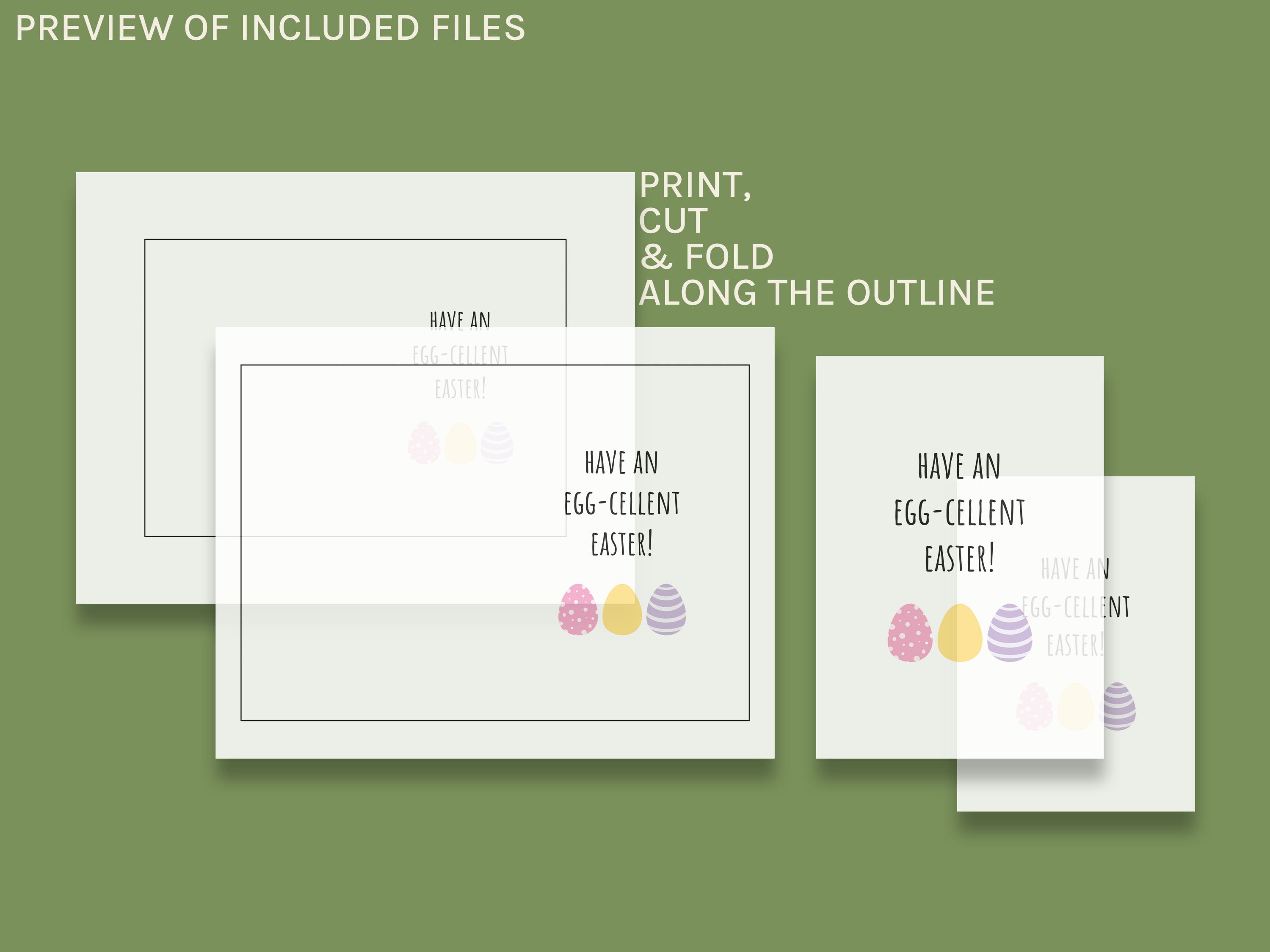 Funny Easter Card for Friend, Have an Egg-cellent Easter, Happy Easter ...