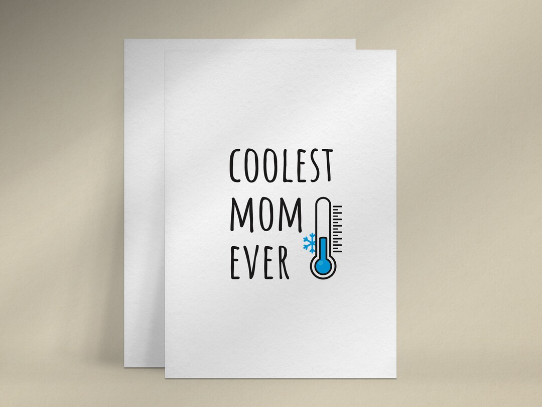 Cool Mom Card, Funny Card for Mom, Happy Mother's Day Card, Printable ...