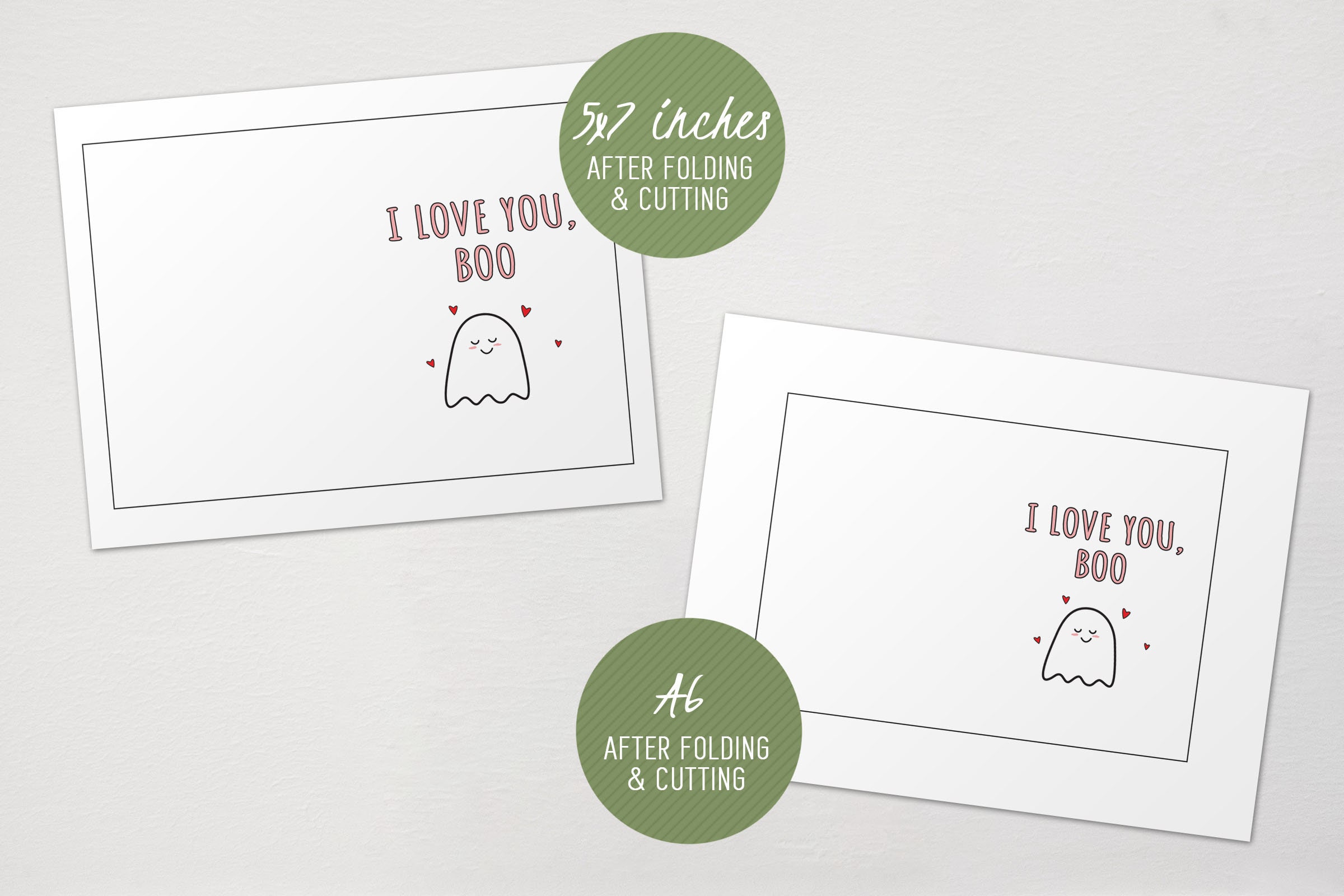 I Love You Boo Card for Boyfriend, Cute Halloween Card for Boyfriend ...