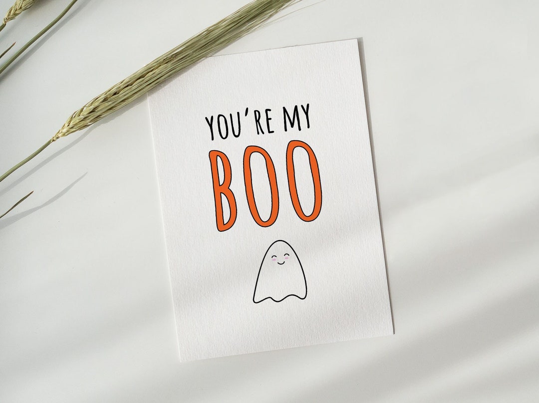 You're My Boo Greeting Card for Valentine's Day - Etsy