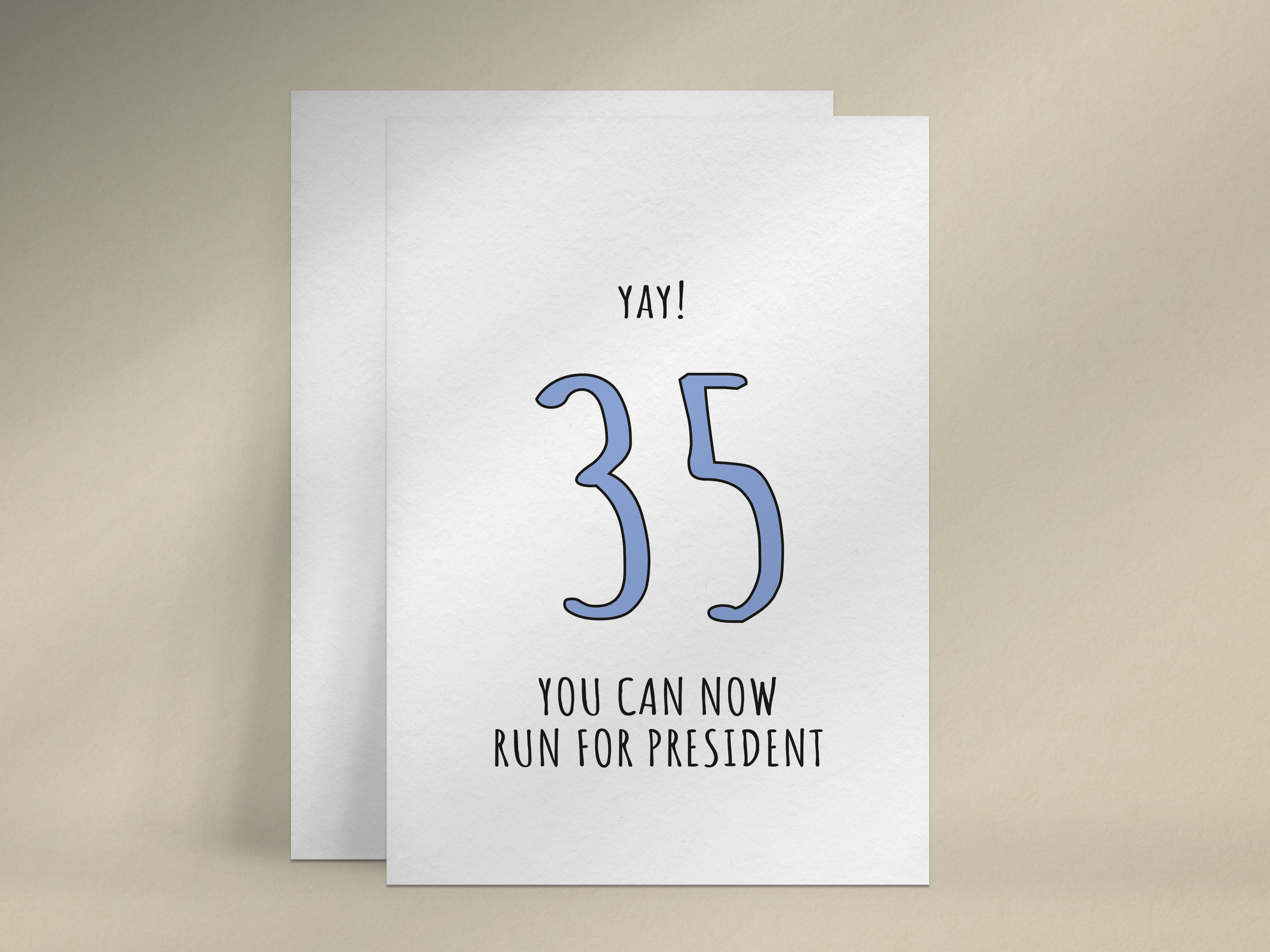Happy 35th Birthday Card, Printable Bday Card for Best Friend ...