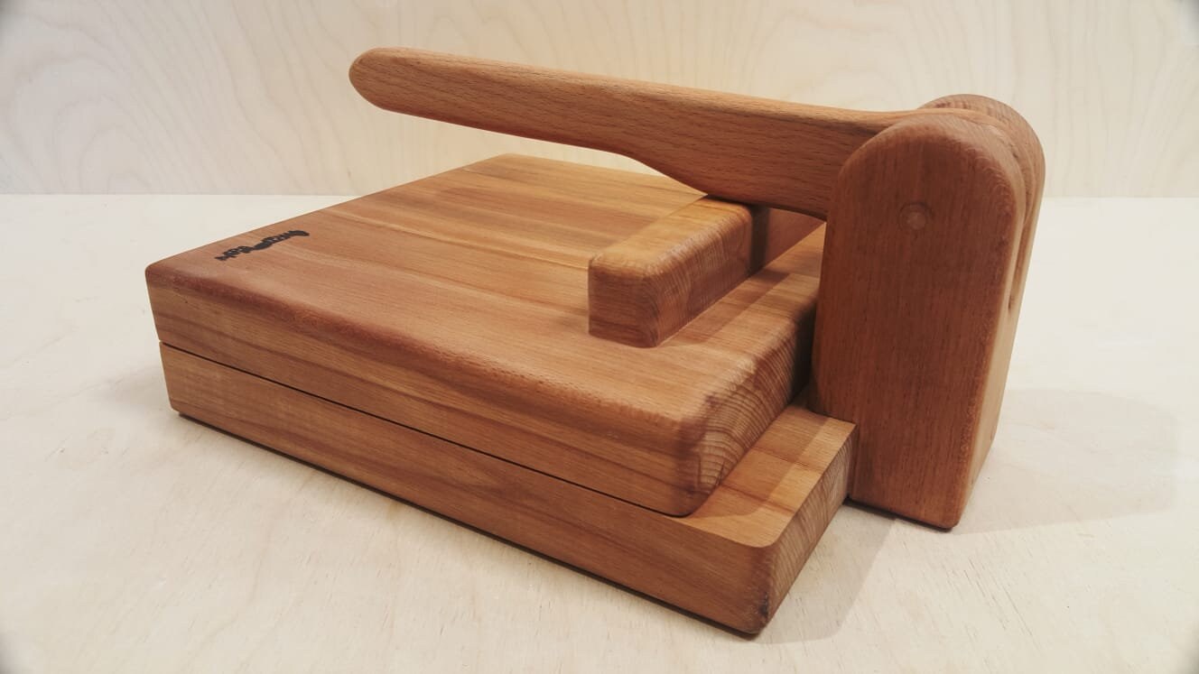 Wooden Tortilla Press, Wooden Kitchen Gadget, Wood Kitchen Accessory ...