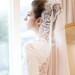 Soft Ivory Tulle, French Lace Wedding Veil , Cathedral & Chapel Lengths ...