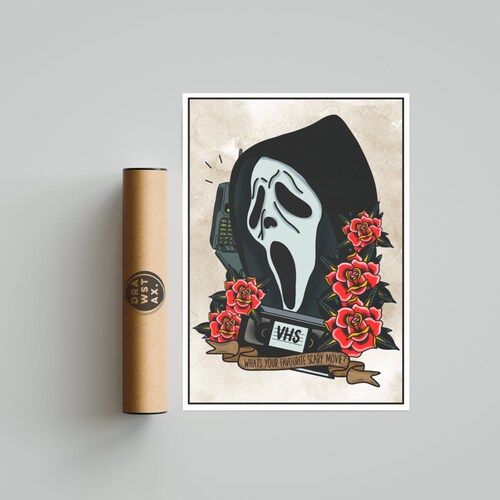 Ghostface Art - Etsy