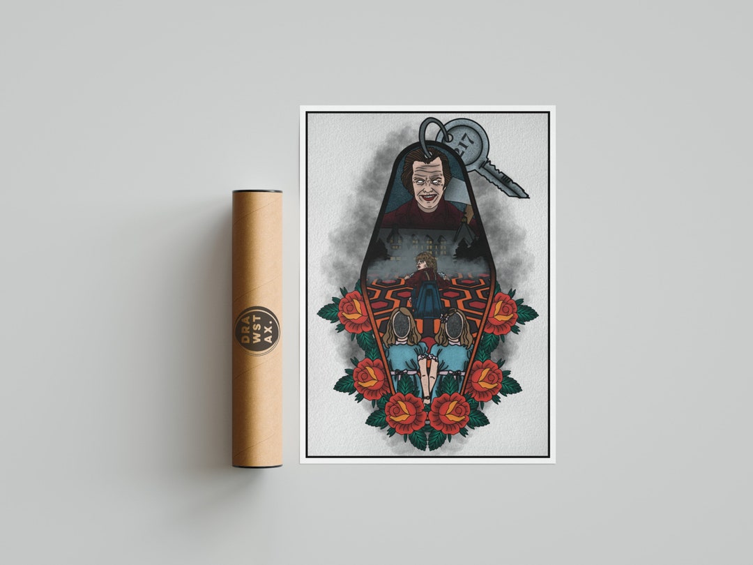 The Shinning Flash Art Print Stephen King Stanley Kubrick the Shining ...