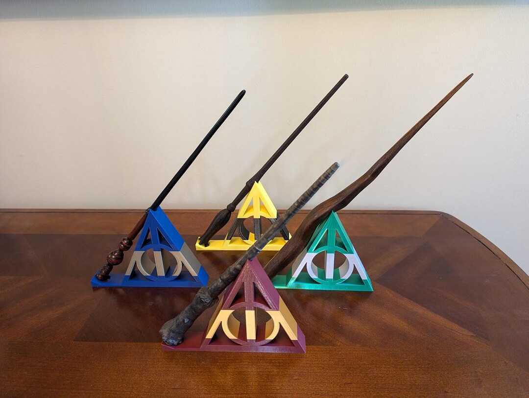 Wizard School Magic Wand Stand | House Wand Display | Wand Holder - All ...