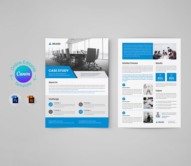 Case Study Canva Template Business Case Study Template Editable Monthly ... Case Study Canva Template Business Case Study Template Editable Monthly ...
