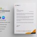 Canva Letterhead Template | Editable Modern Corporate Letterhead Design ...