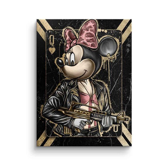 Gangsta Mickey And Minnie Mouse In Love