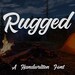 Rugged Font A Handwritten Font TTF / OTF, Cricut Fonts, Calligraphy ...