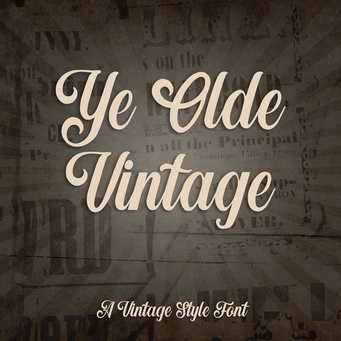 Ye Olde Vintage Font: TTF/OTF Calligraphy Fonts for Cricut - Etsy