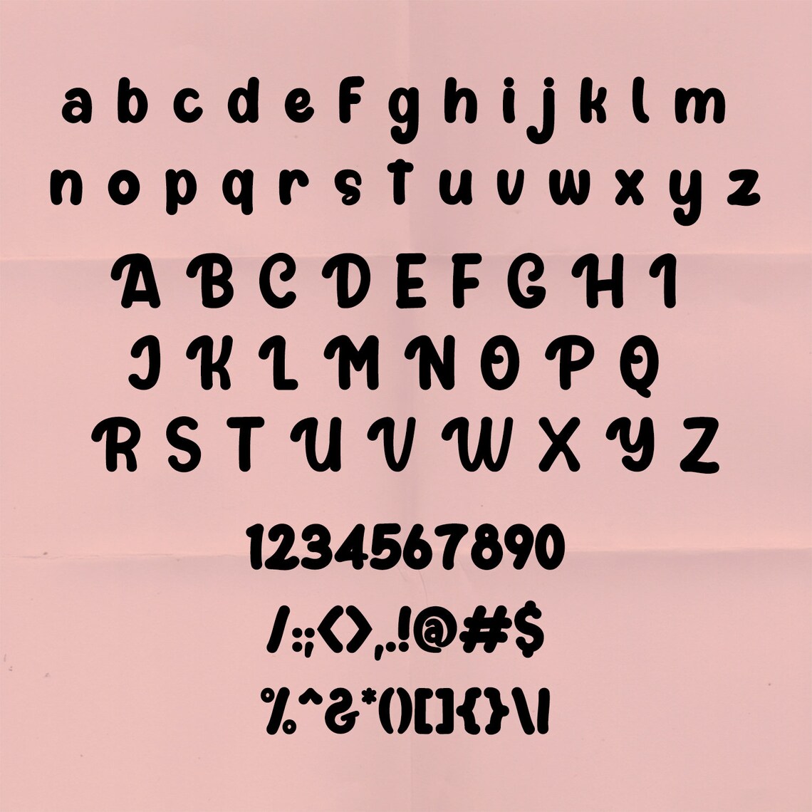 Pink Hippo Font A Playful Font TTF / OTF Cricut Fonts - Etsy