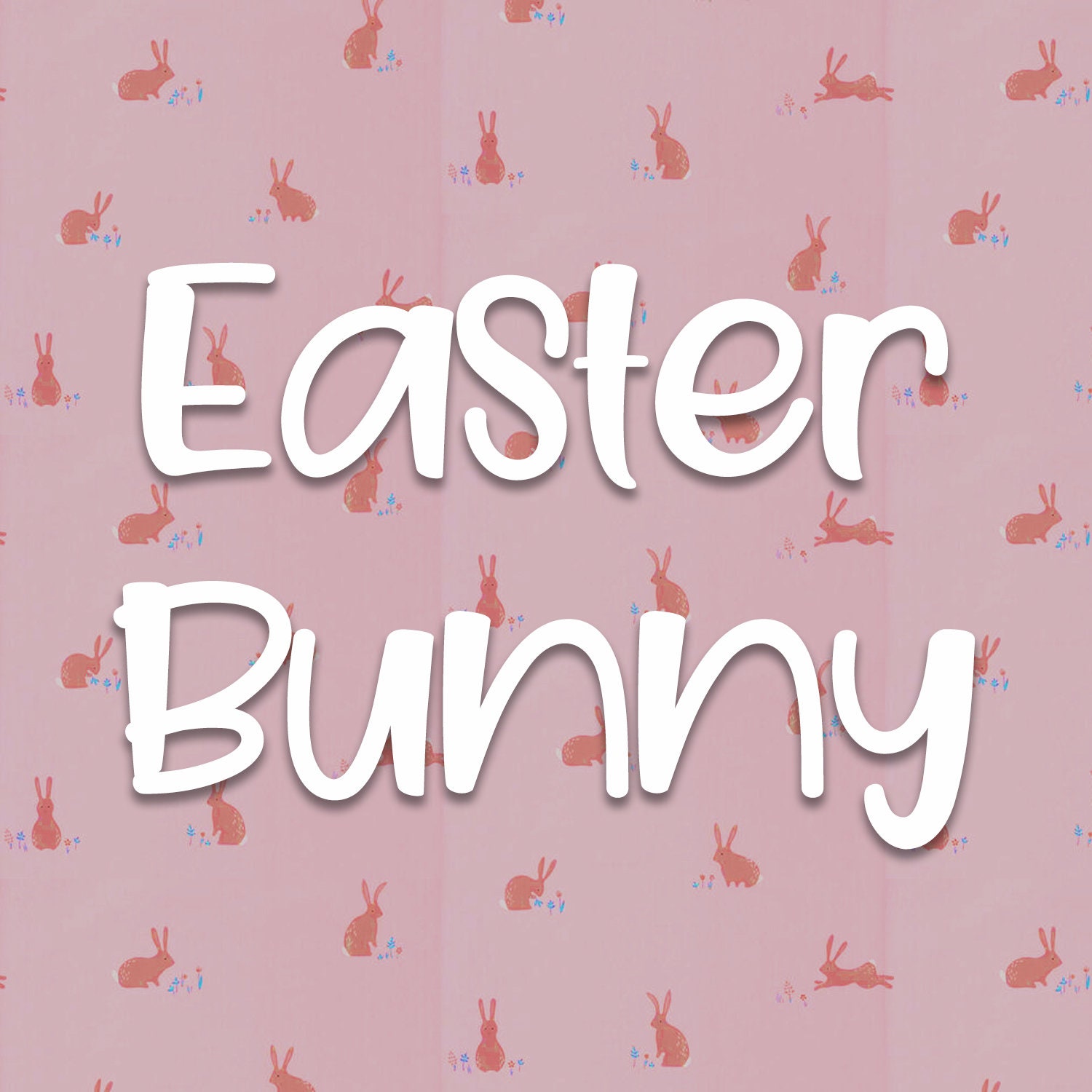 Easter Bunny Font Fun Easter Themed Font OTF, Cricut Fonts, Calligraphy ...