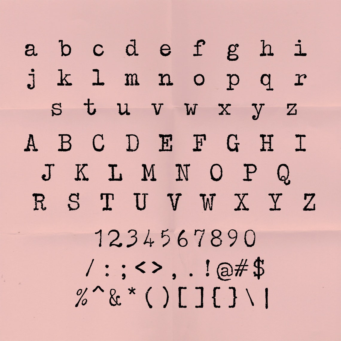 Typewriter Font Typewriter Style Font TTF / OTF, Cricut Fonts ...