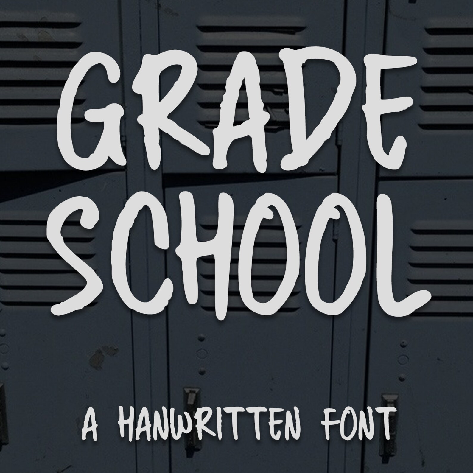 Grade School Font A Handwritten Font TTF / OTF, Cricut Fonts ...