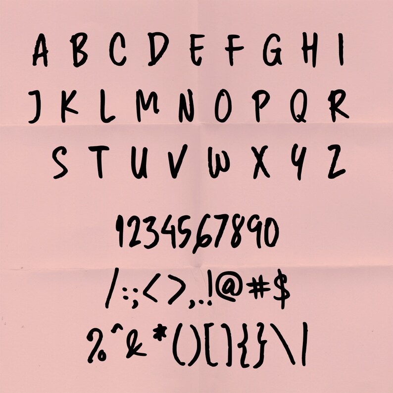 Grade School Font A Handwritten Font TTF / OTF, Cricut Fonts ...