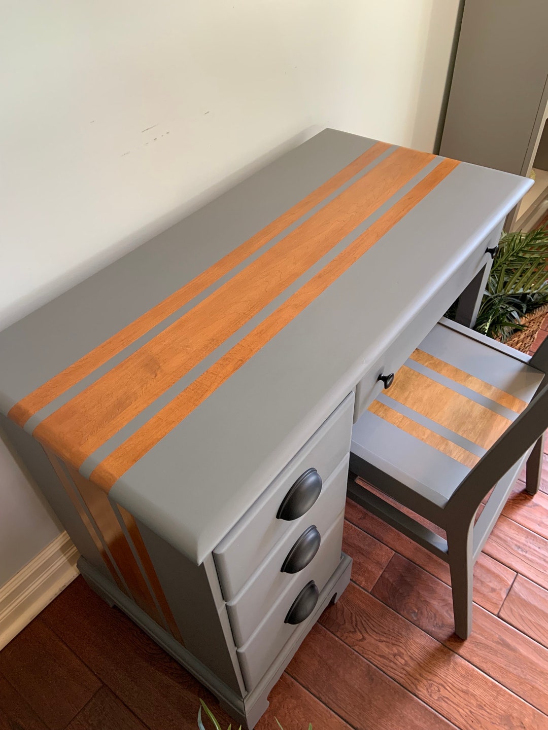 Reimagined Refurbished Desk and Chair Office Bedroom - Etsy