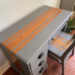 Reimagined Refurbished Desk and Chair Office Bedroom - Etsy