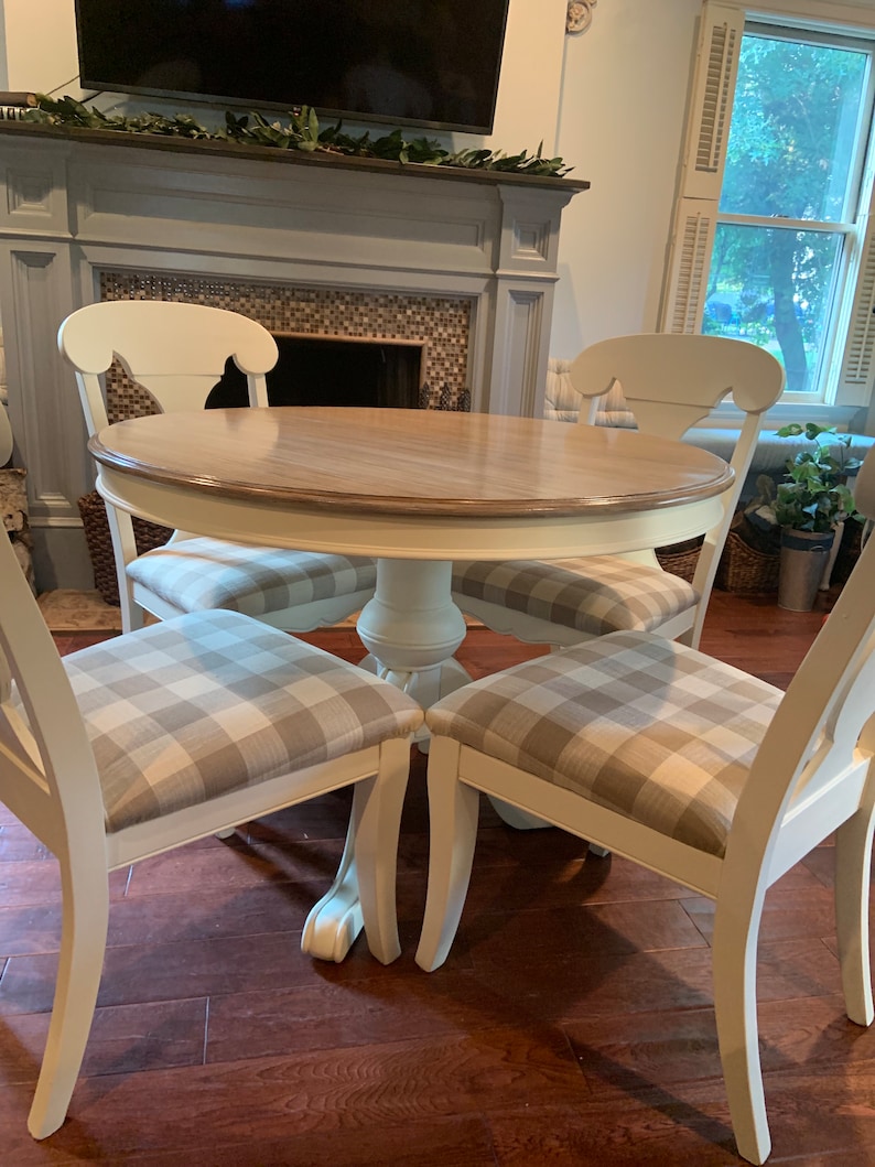 Cottage Farmhouse Country Cottage 5 Piece Dining Set - Etsy