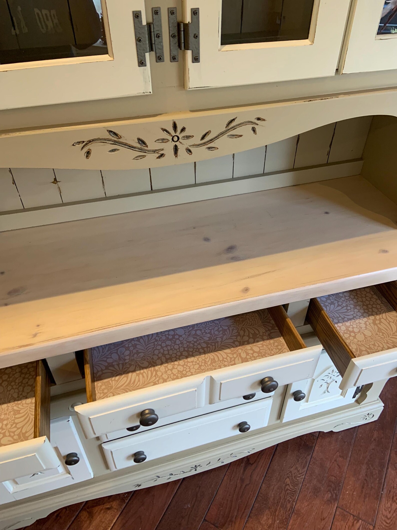 Farmhouse Cottage Hutch Buffet Server Sideboard Furniture - Etsy